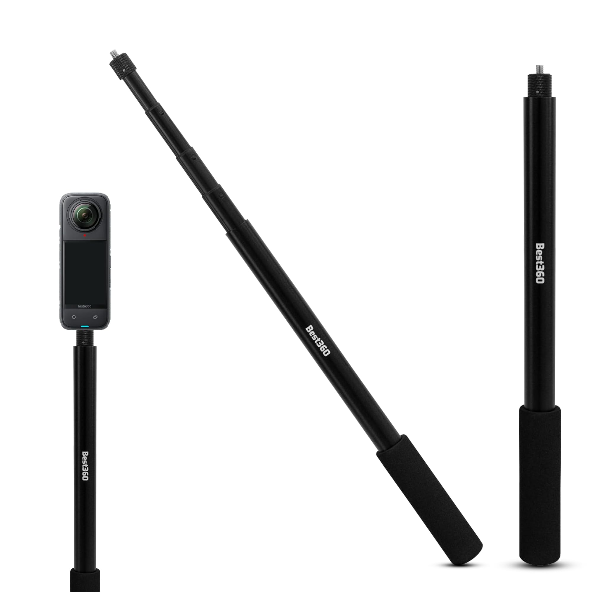 Amazon.com: Best360 150CM Aluminium Selfie Stick V2, Compatible with ...