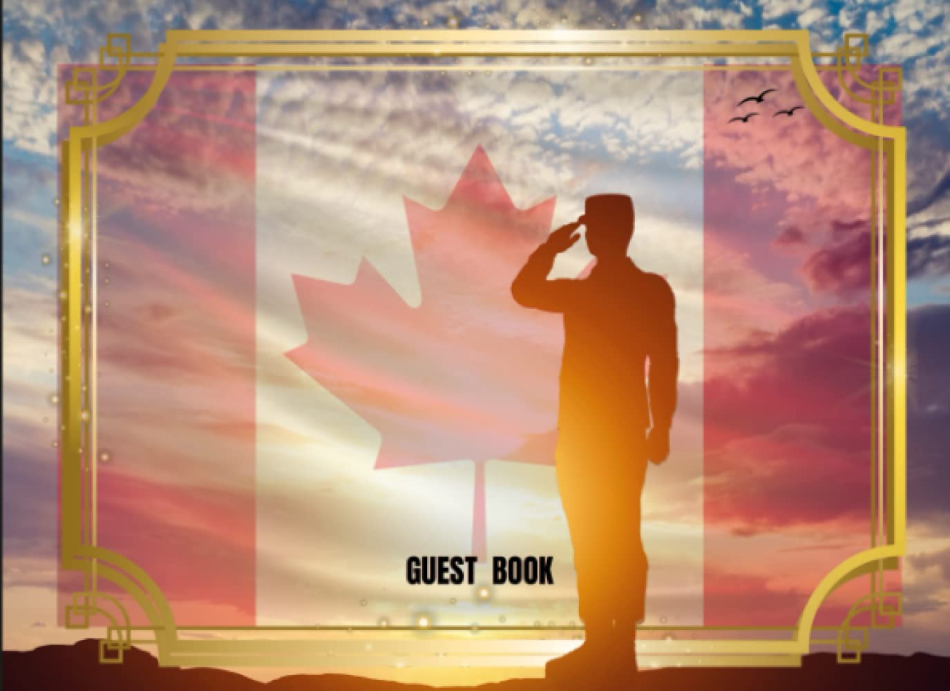 Military Retirement Guest Book: GuestBook for Visitors to Sign In for ...