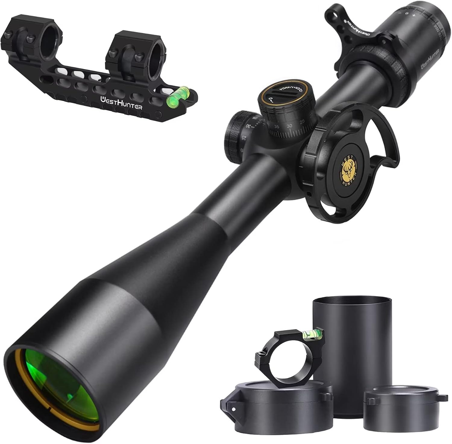 WestHunter Optics HD-N 6-24x50 FFP Scope, 30 mm Tube First Focal Plane ...