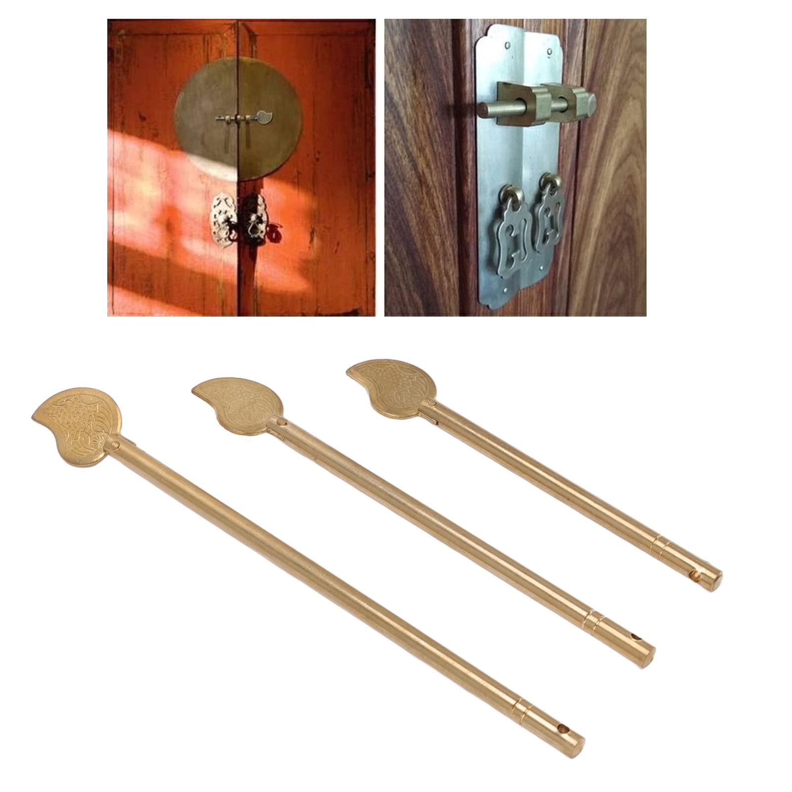 Wifehelper 3PCS Door Security Slide Latch Lock Locking Pin Chinese ...