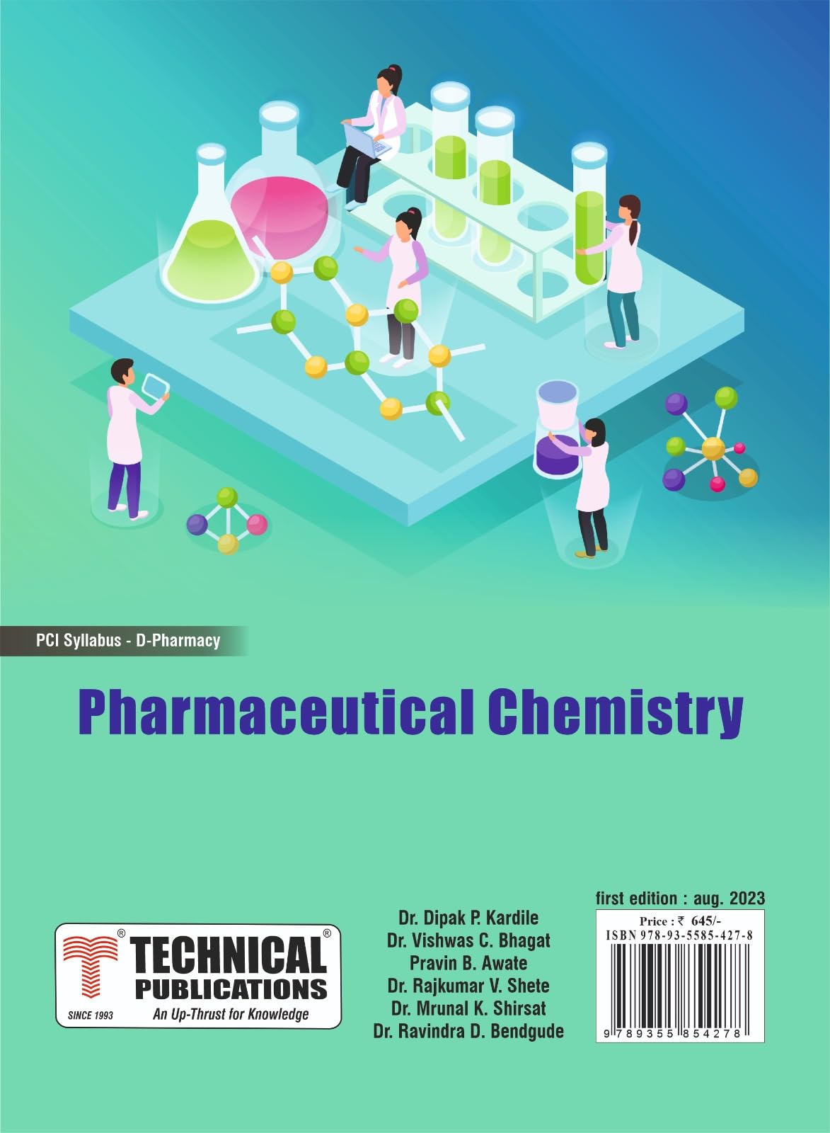 PHARMACEUTICAL CHEMISTRY - PCI Syllabus - D-Pharmacy -TEXTBOOK : Dr ...