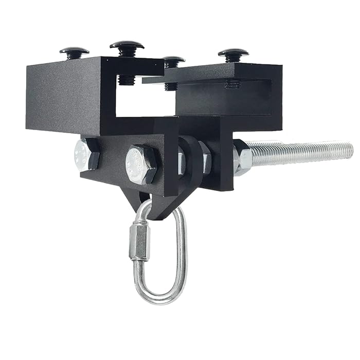Buy Chooglkj Heavy Duty Steel Beam Clamp,Steel I Beam Heavy Bag Hanger ...