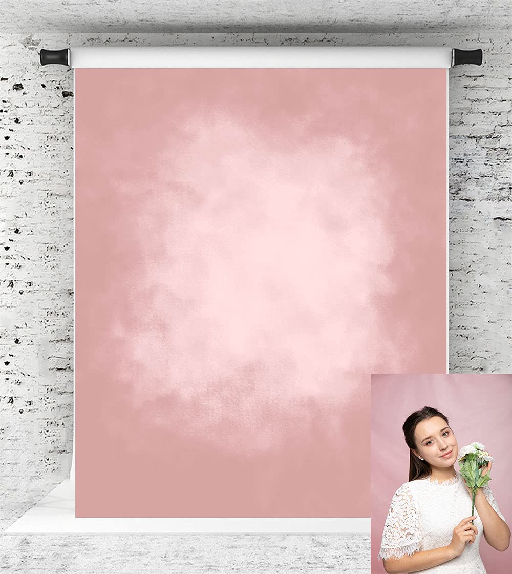 Katestudio Backdrop Pink Texture Portrait Backdrop Pink Baby Gradient ...