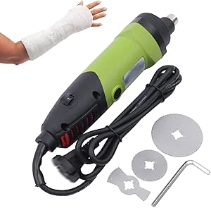 AXGCAA Medical Electric Plaster Saw, 125W Orthopedic Cast Cutter with 3 ...