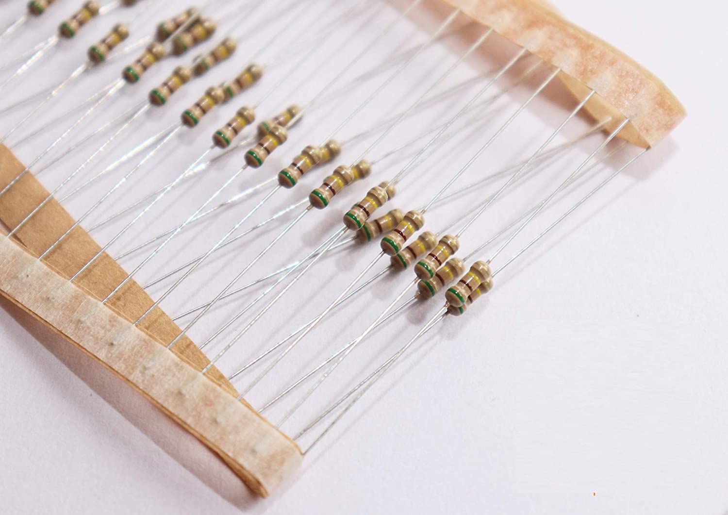 Electronic Spices Resistor 500K Ohm Carbon Film Milliohm Resistor Electronic Component Hobby Kit ...