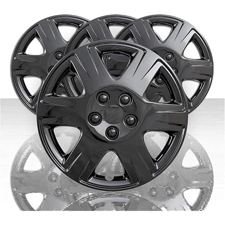 Amazon.com: Auto Reflections Set of 4 15" 6 Spoke Wheel Covers for ...