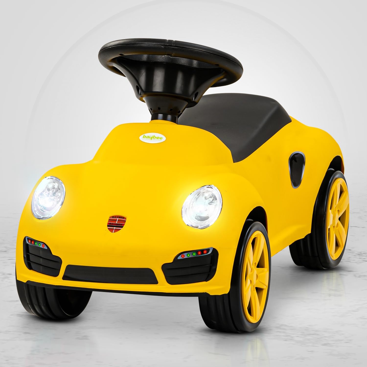Baybee Bolt Push Ride on Car for Kids, Rideons Cars with Music, Light ...