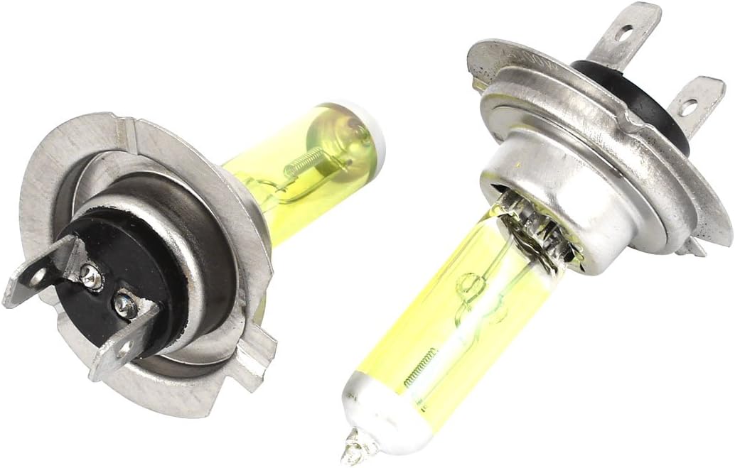 Amazon.com: Qtqgoitem 12V 100W H7 DRL Headlight Fog Light 2 Pcs Amber ...