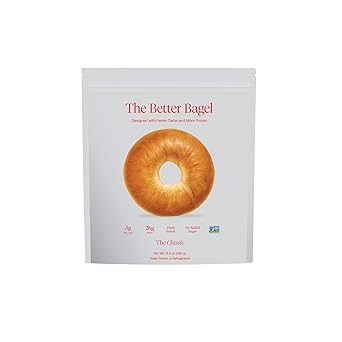 Amazon.com: BetterBrand The Better Bagel, Low Carb, High Protein, No ...