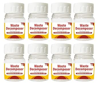 Waste Decomposer (Pack of 8) Organic NCOF WDC Decomposer for Kitchen ...