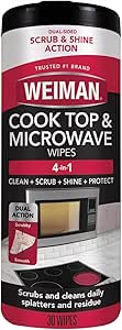 Amazon.com: Weiman Toallitas de limpieza para estufas y microondas, 30 ...