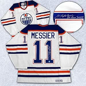Autographed Mark Messier Jersey - Edmonton Oilers 84 CS MVP ...