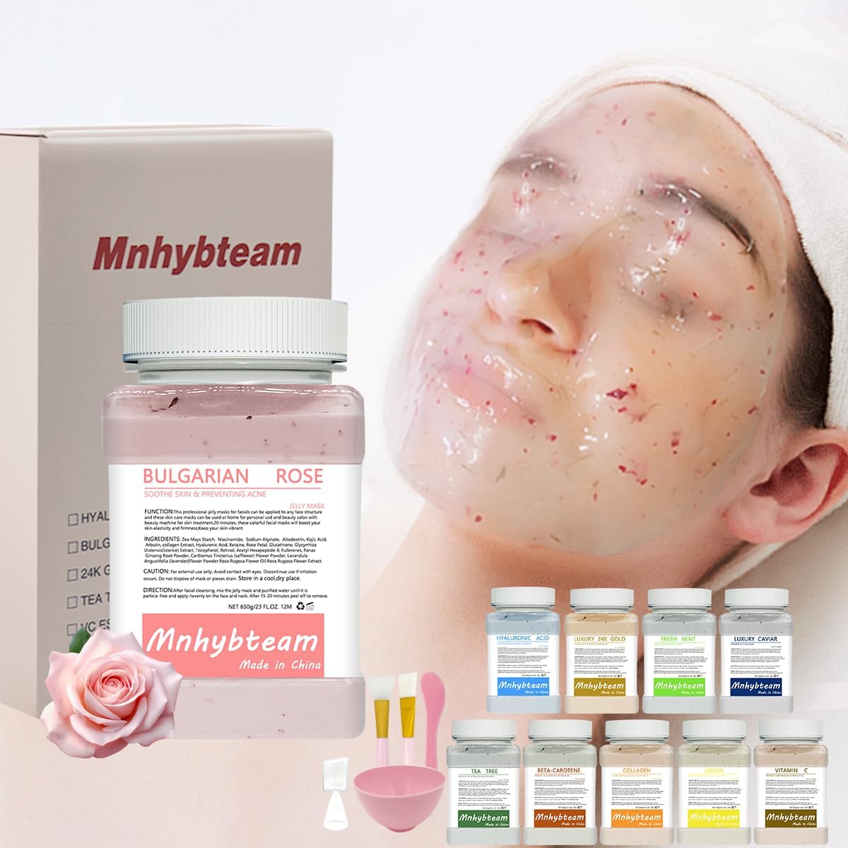 Amazon.com : I'M SORRY FOR MY SKIN Jelly Mask Full Set for Skin Stress ...