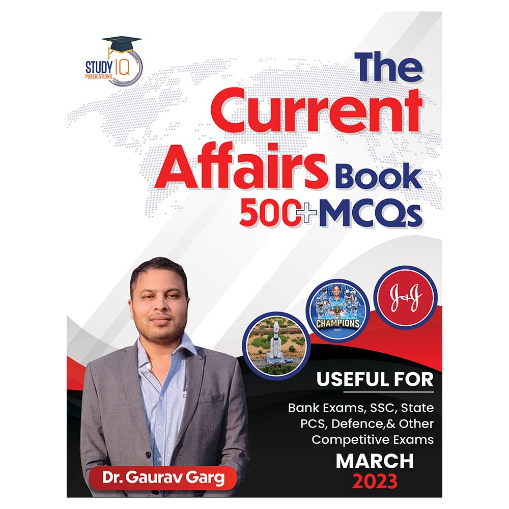 Buy 500+ MCQ's Current Affairs Book March 2023 By Dr. Gaurav Garg ...
