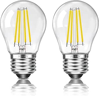 G45 LED Edison Filament Bulb 4W (40 Watt Equivalent), 5000K Daylight ...