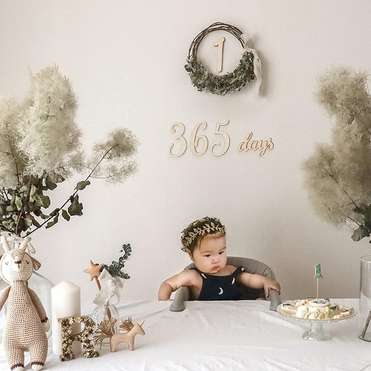 let’s make Baby Milestone Numbers Wooden Milestones Newborn Photography ...