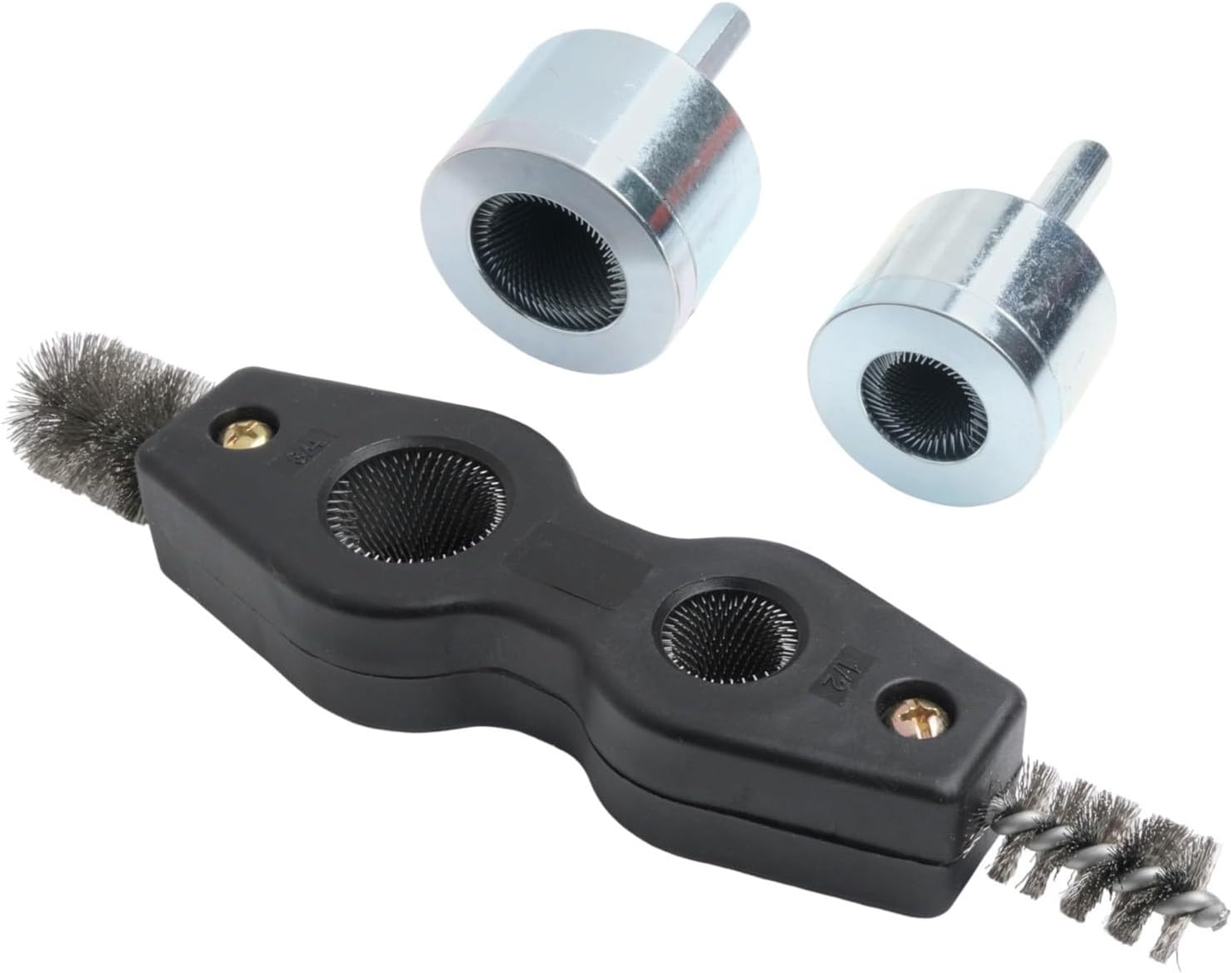 Amazon.com: 4 in 1 Battery Terminal Cleaning Brush, 1/2" and 3/4" Metal ...