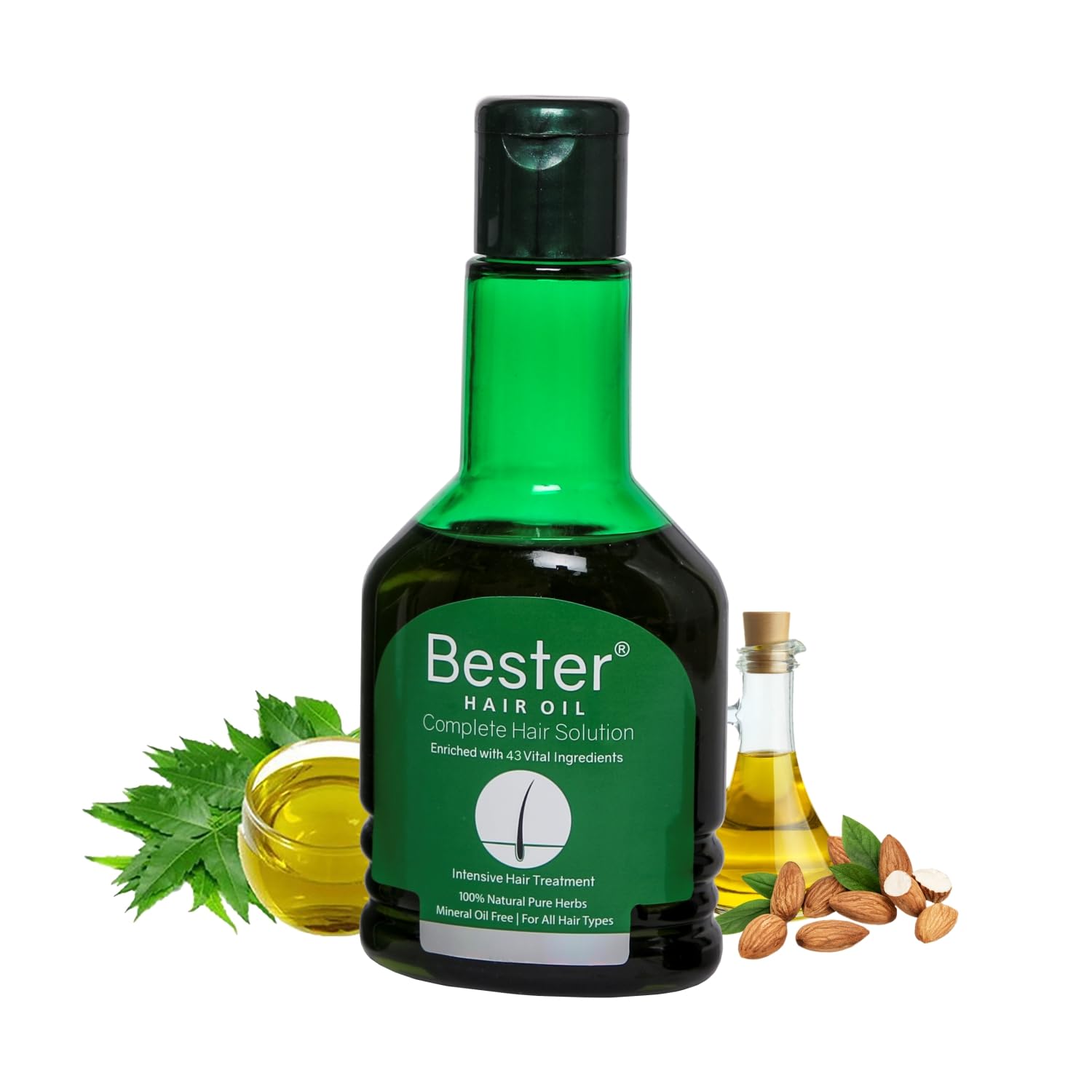 Bester Hair Oil Complete Hair Solution | Reduces Hair Fall, Dandruff ...