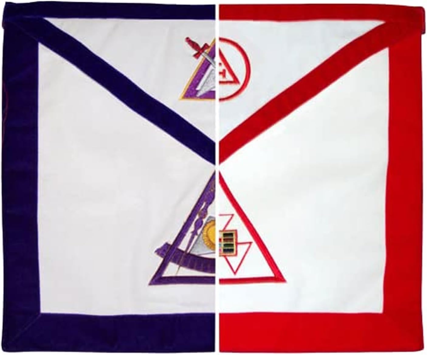 Amazon.com: BRICKS MASONS PHP/PIM York Rite Apron Reversible Double ...