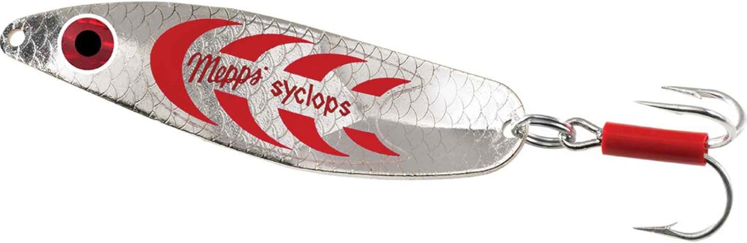 Amazon.com : Mepps Syclops-Plain trbl, Silver, Multi, one Size (SY3 S ...