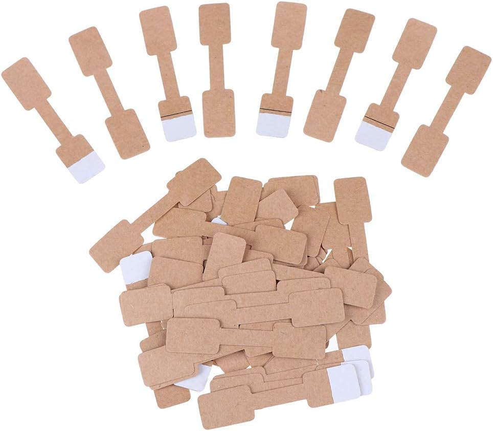 Amazon.com : NX Garden 200pcs Blank Jewelry Sticker Price Tags Necklace ...