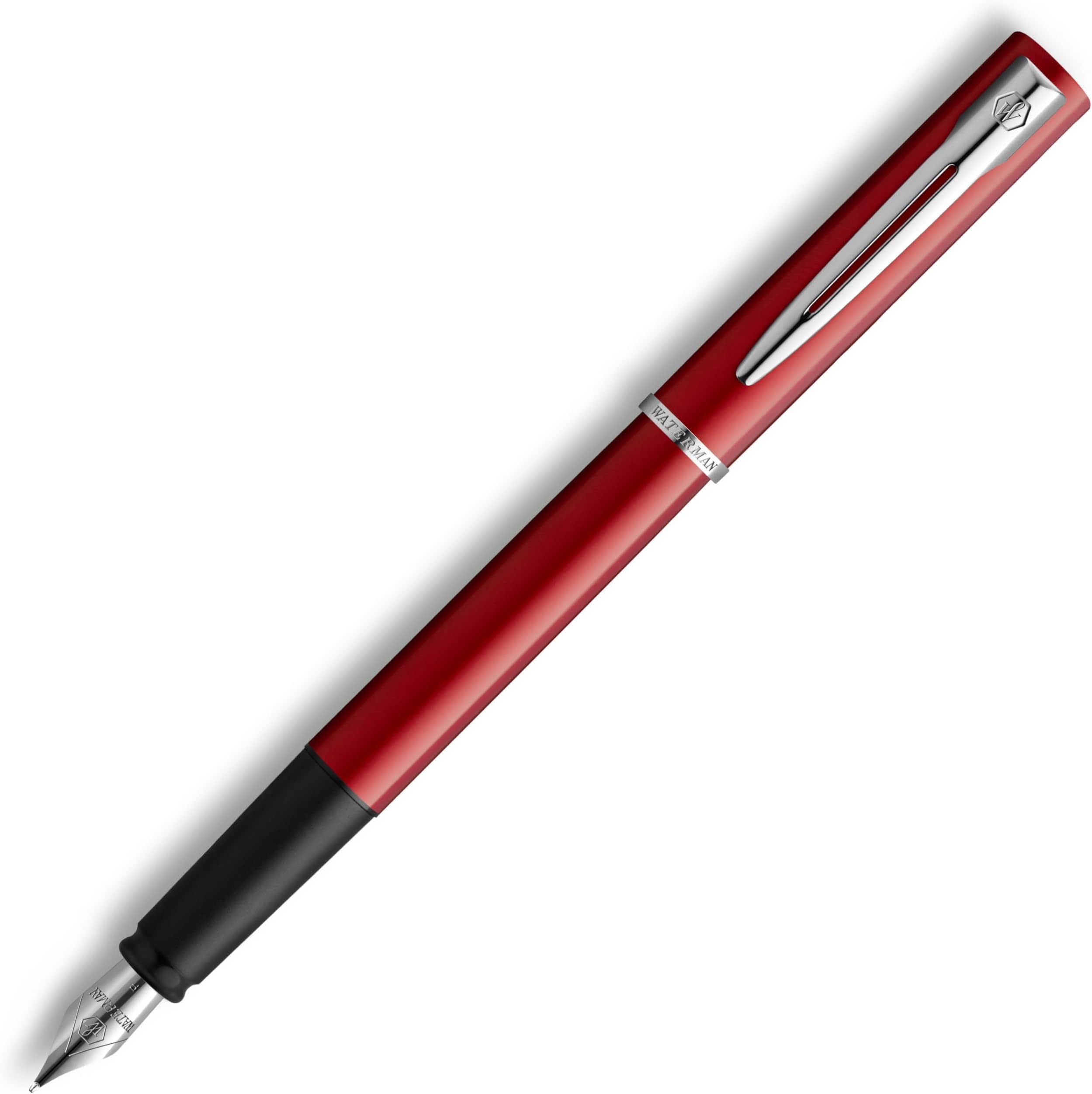 Waterman Allure Fountain Pen | Red Lacquer | Fine Nib | Blue Ink | Gift ...