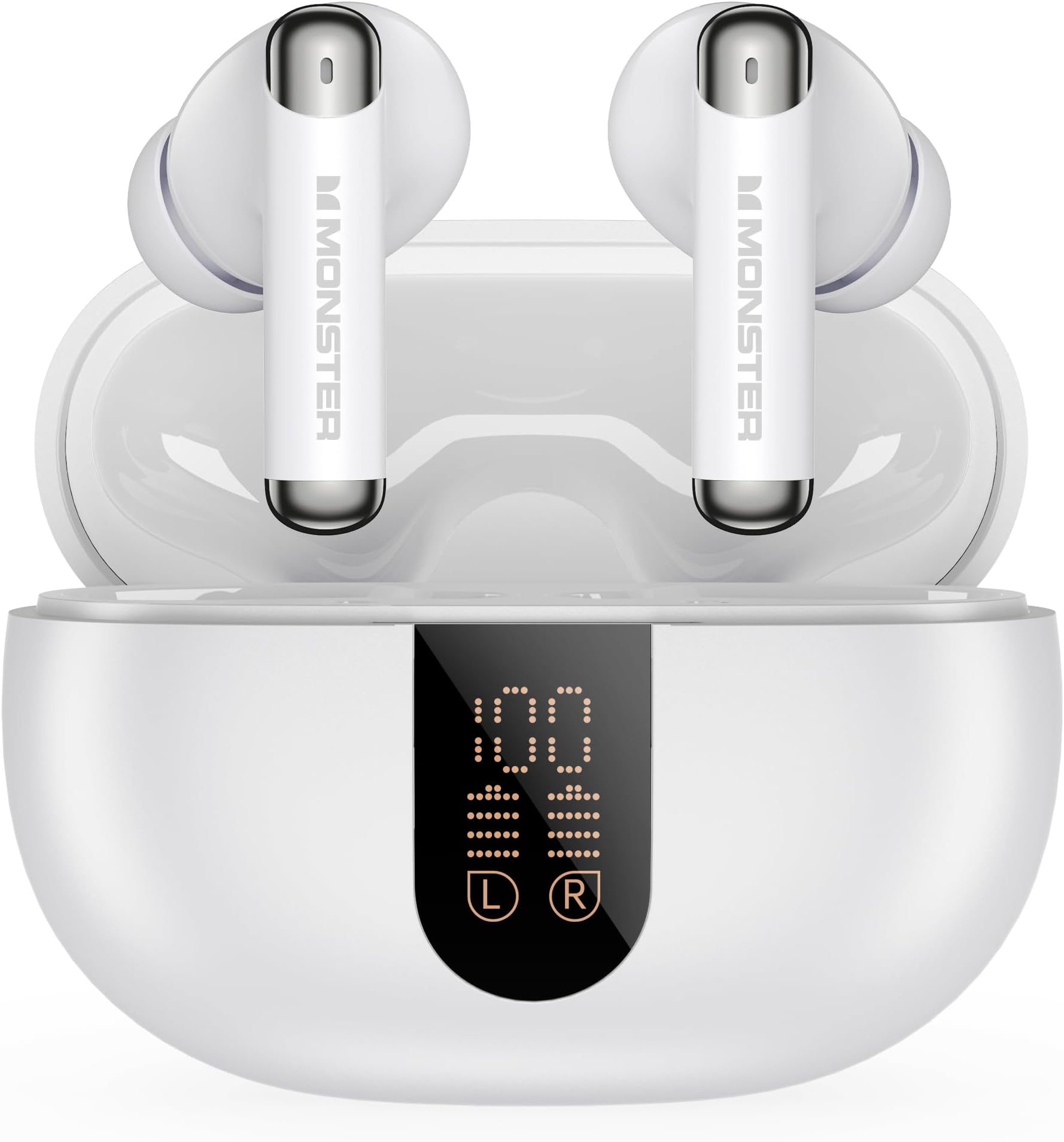 Amazon.com: Monster N-Lite 211 Wireless Earbuds, Bluetooth 6.0 Stereo ...