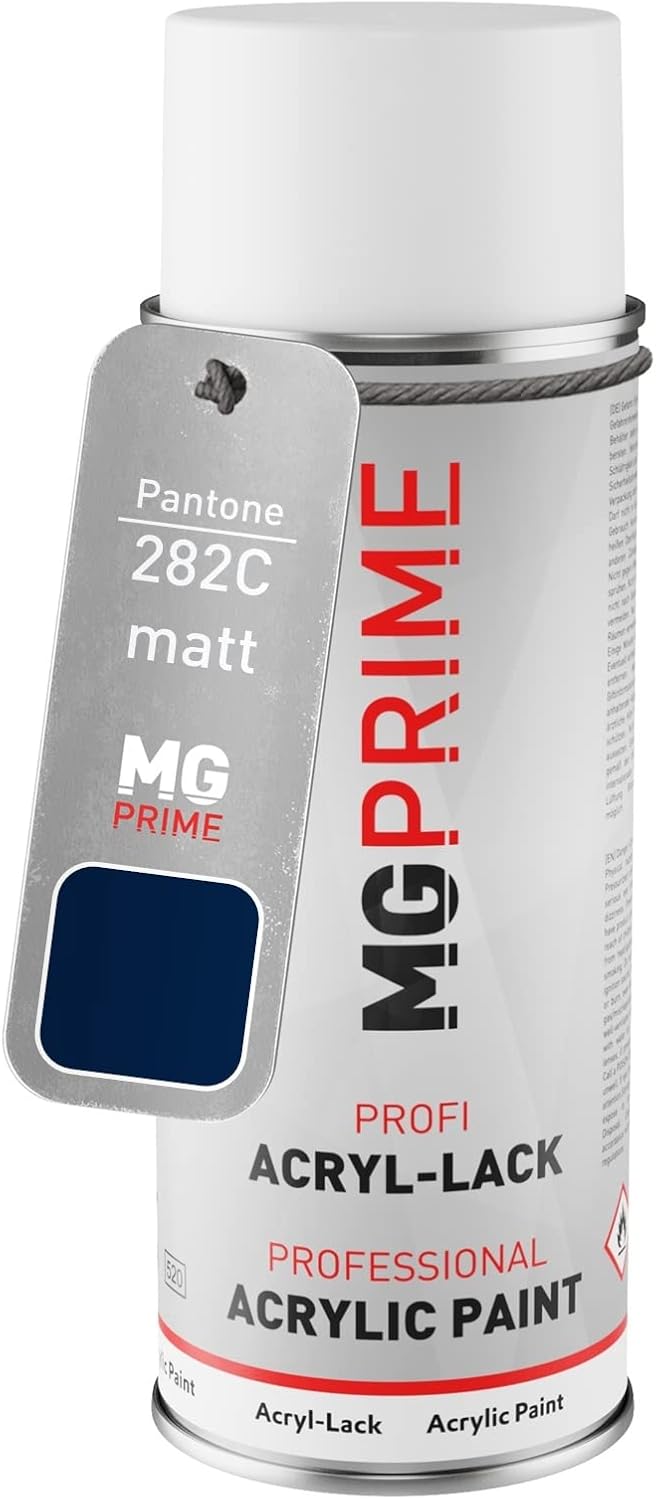 MG PRIME Pantone 282C Blue Bote de spray 400 ml mate de secado rápido ...