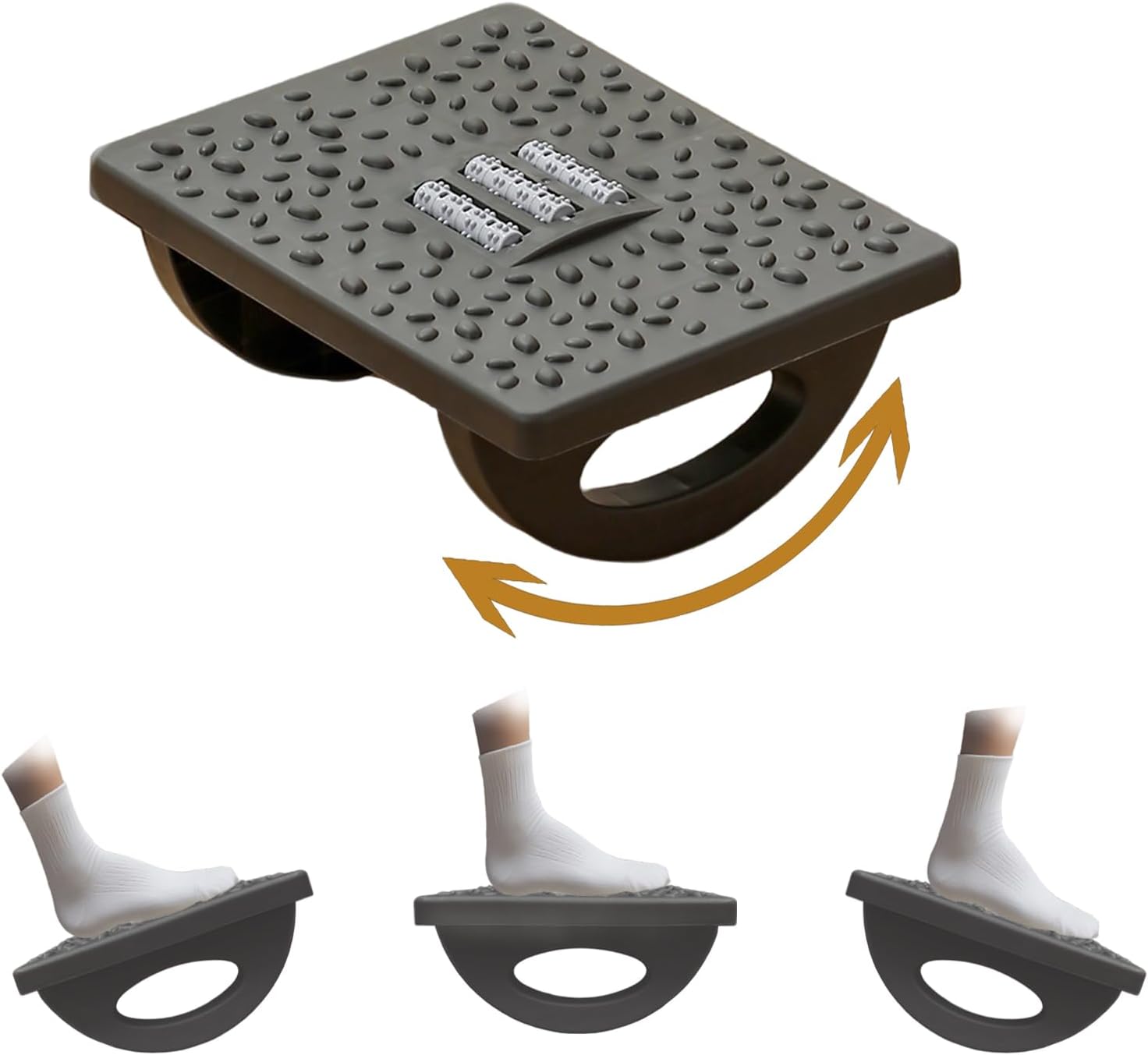 Amazon.com: FCYZWP Foot Rest for Under Desk at Work,Rocking Footrest ...