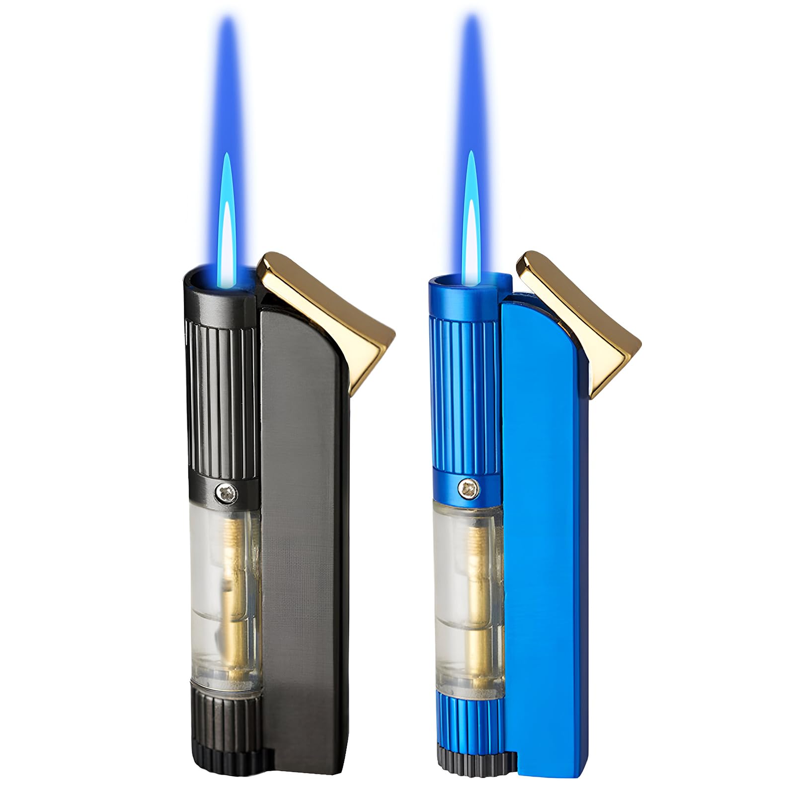 Amazon.com: Torch Lighter, 2 Pack Jet Flame Butane Lighter, Adjustable ...