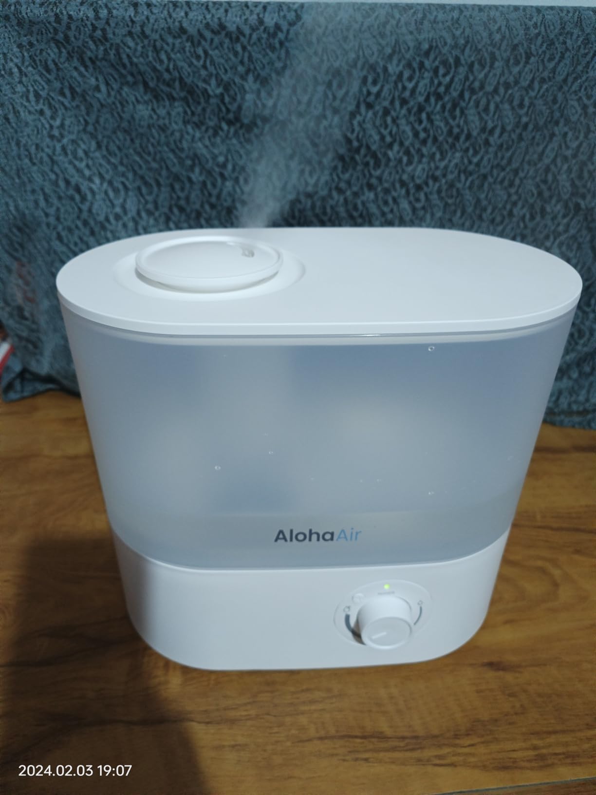 AlohaAir Humidifiers for Room, Cool Mist Top Fill Essential Oil ...