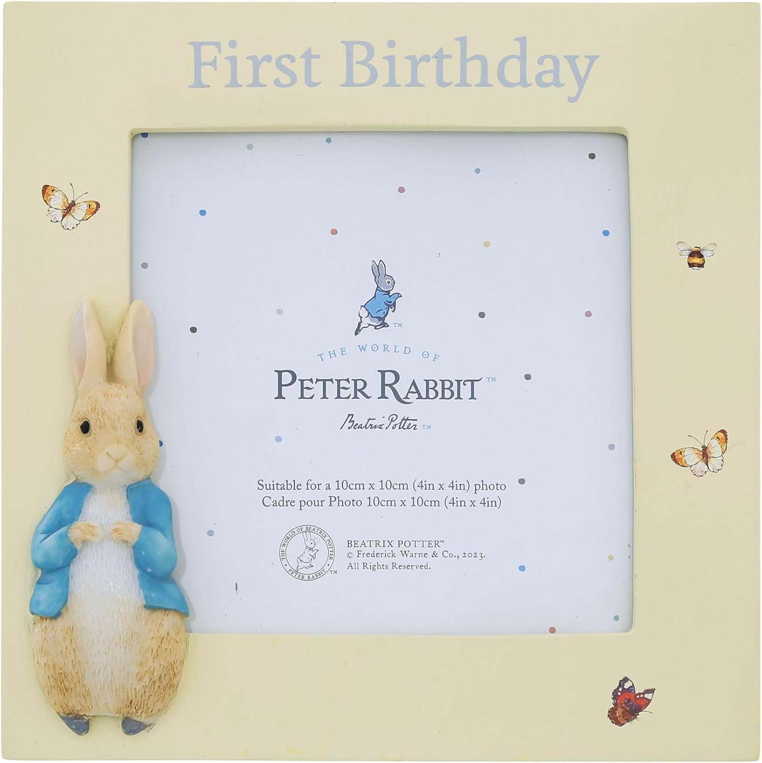 Amazon.com - Enesco Beatrix Potter Peter 1st Birthday Frame,A29827