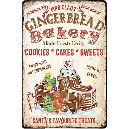 Amazon.com: Round Metal Tin Sign Rustic Wall Decor Wall Plaque ...