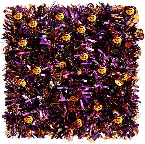 Amazon.com: Halloween Decorations,33 Ft Halloween Tinsel Garland with ...