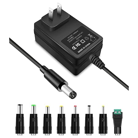 Amazon.com: 5V 1A Power Adapter AC Power Supply Cord 5 Volts 1 Amps Regulated Switching Charger ...