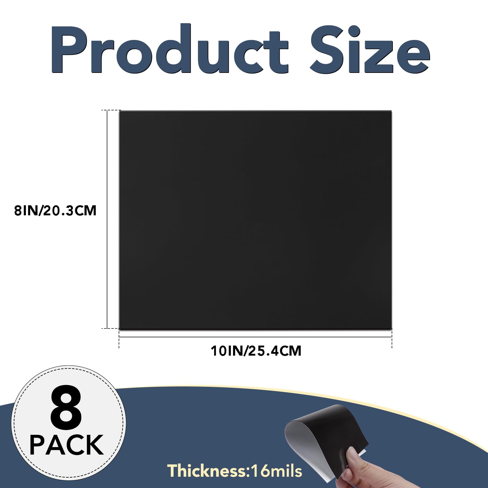 Snapklik.com : DIYMAG 8Pack Magnetic Adhesive Sheets, Magnetics Sheet