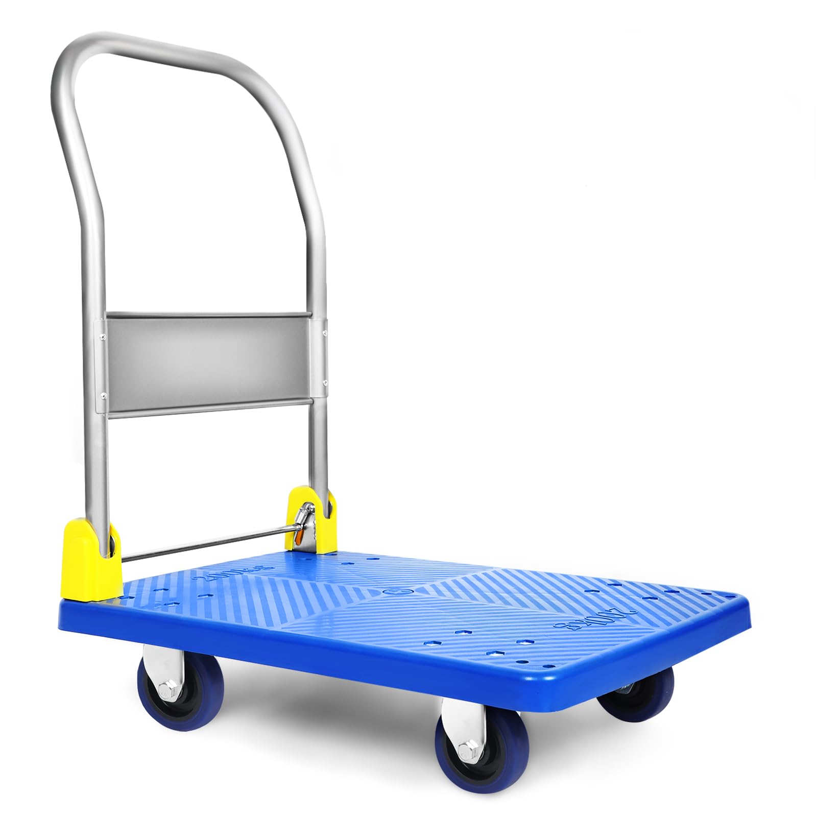 Snapklik.com : Healsmart Foldable Push Cart Dolly Heavy Duty Platform Truck