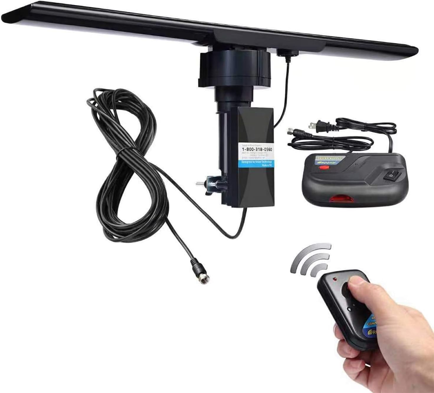 Amazon.com: HD TV Antenna, ROCAM Amplified Outdoor Digital TV Antenna ...