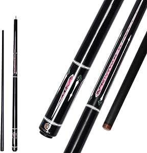 100% T700 Carbon Fiber Pool Cue, 19-21oz Adjustable Break Cue, 12.9mm ...
