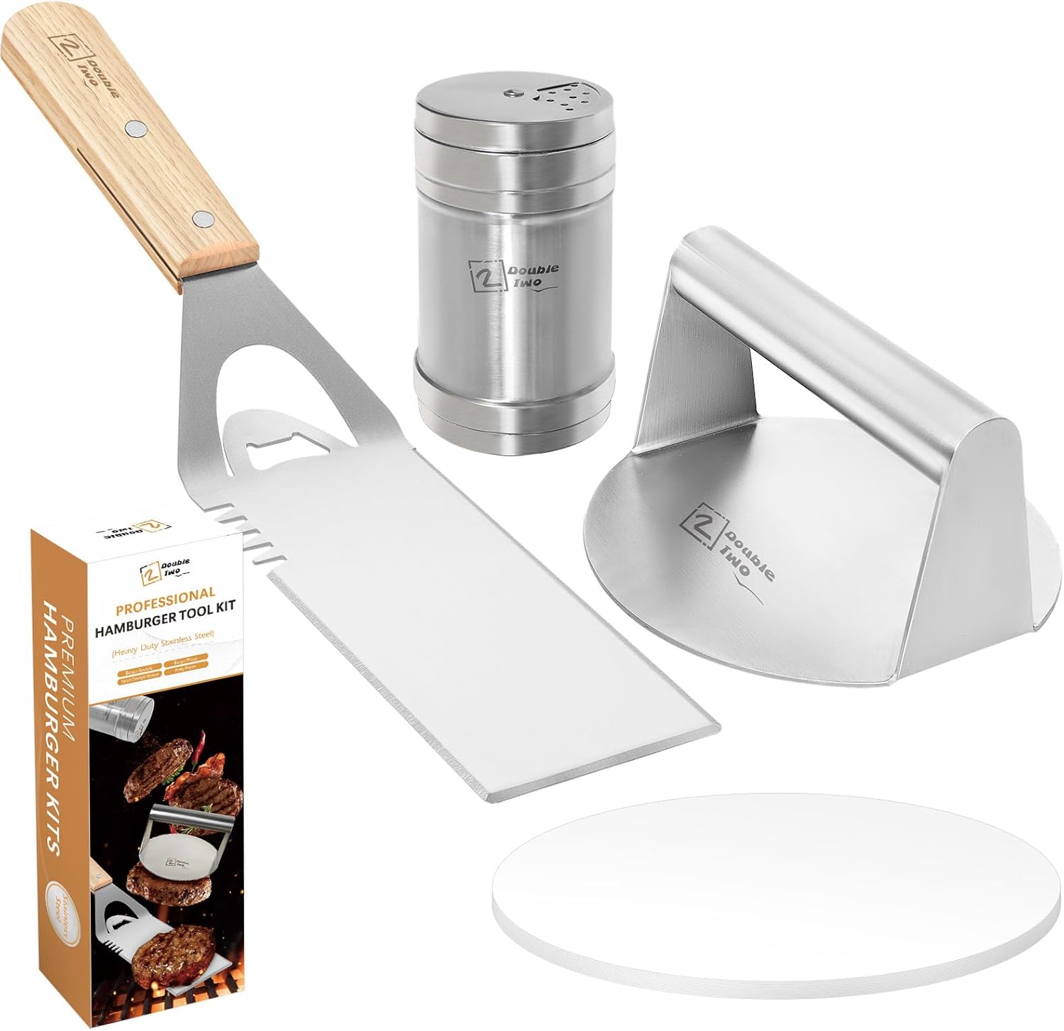 Amazon.com : Smashed Burger Kit, Burger Press Kit - Stainless Steel ...