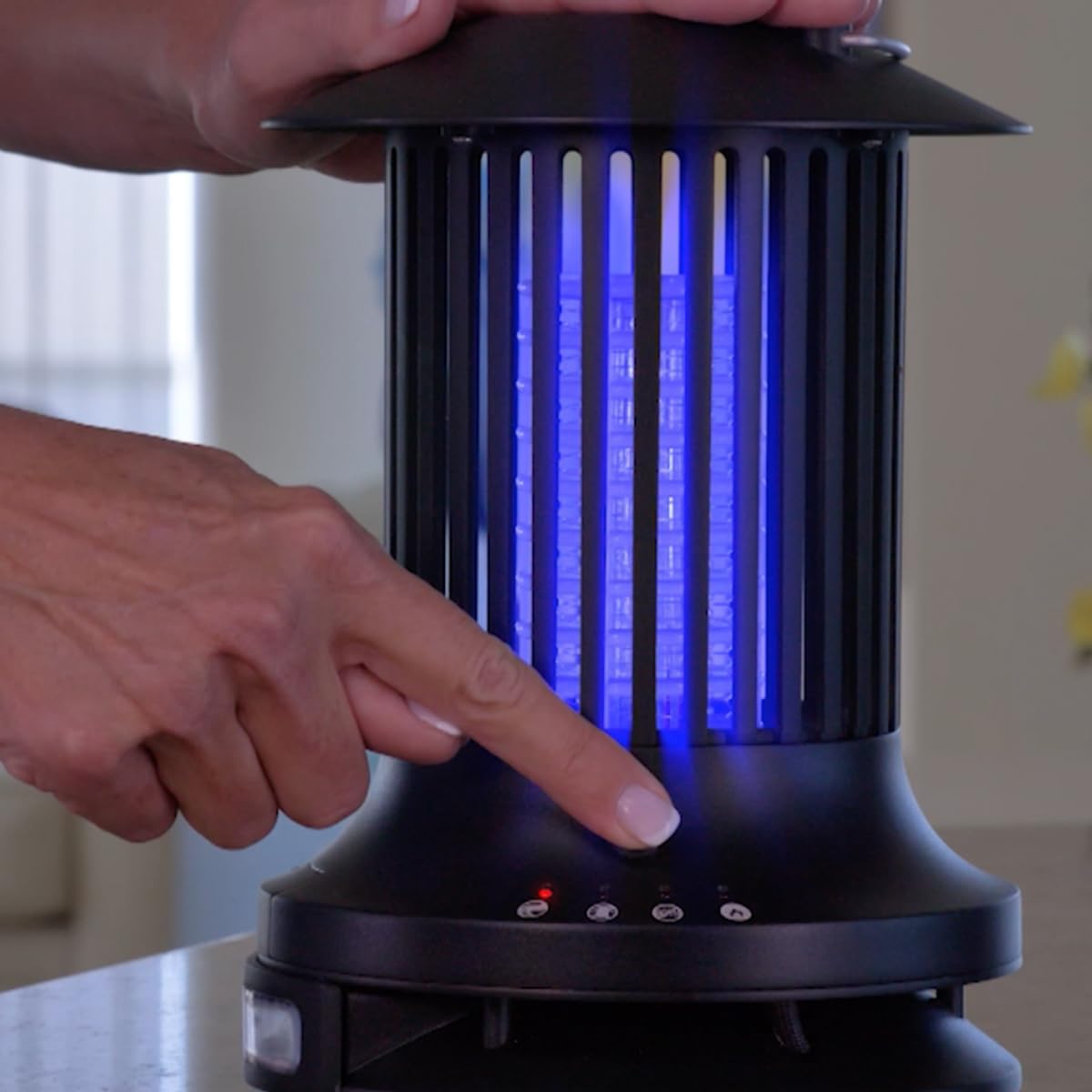 JML Double Zapper - 2-in-1 Electric Fly & Bug Zapper Lamp for Flying ...