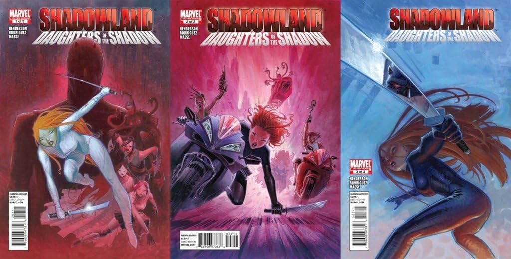 Amazon.com: Shadowland: Daughters of the Shadow #1-3 (2010) Complete ...