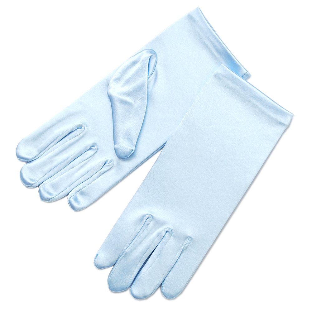 Stretch Wrist Gloves Shiny Stretch Satin Dress Gloves - Wrist Length ...