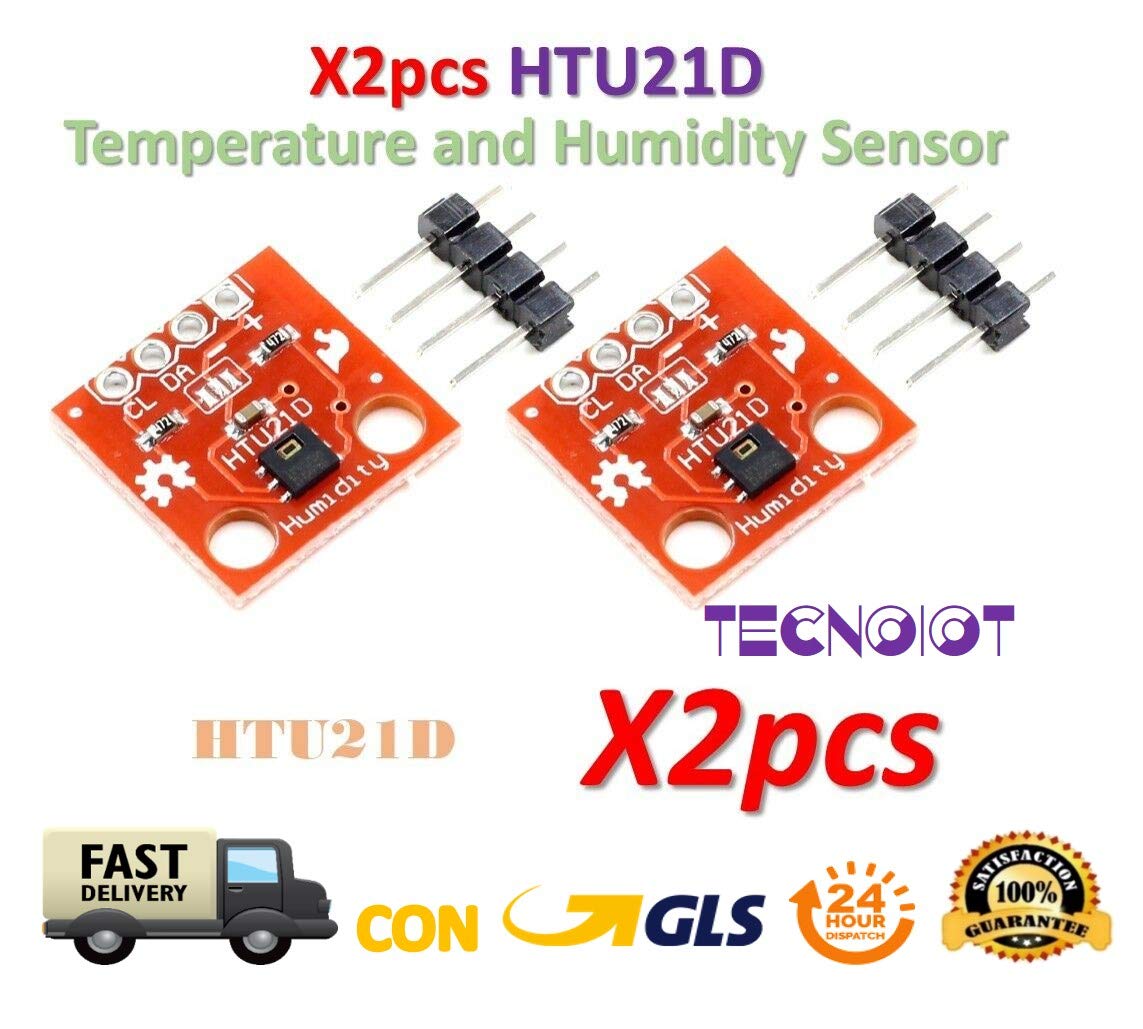 Buy TECNOIOT 2pcs HTU21D Temperature and Humidity Sensor Module ...