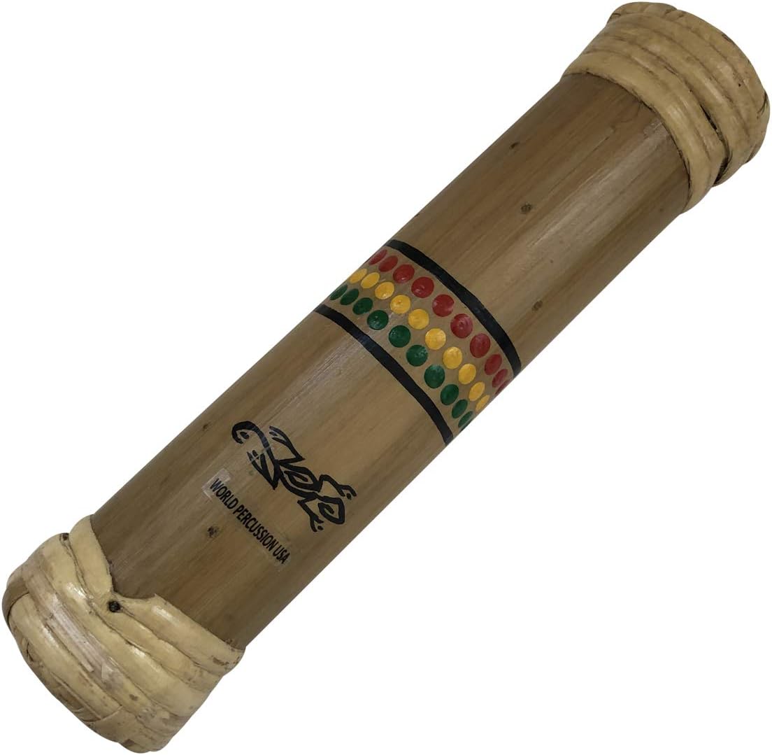 Amazon.com: 8" Bamboo Rainstick - Painted Rasta Gecko Design, Small ...