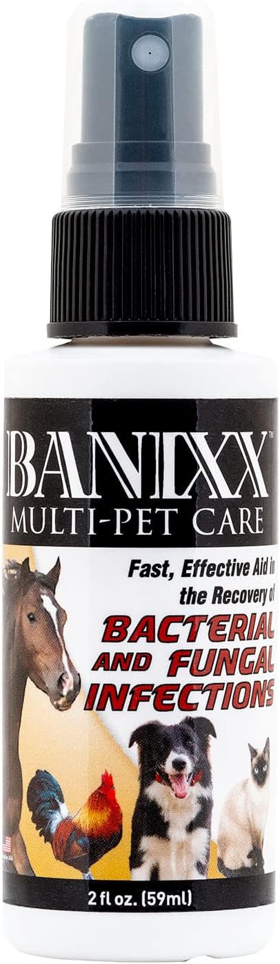 Amazon.com : Banixx Pet Care for Fungal & Bacterial Infections 8oz ...