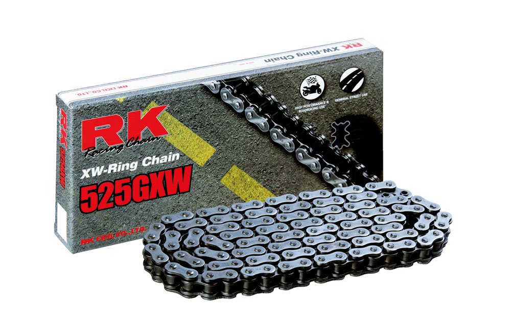 RK Racing Chain 520GXW-120 120-Links XW-Ring Chain with Connecting Link ...