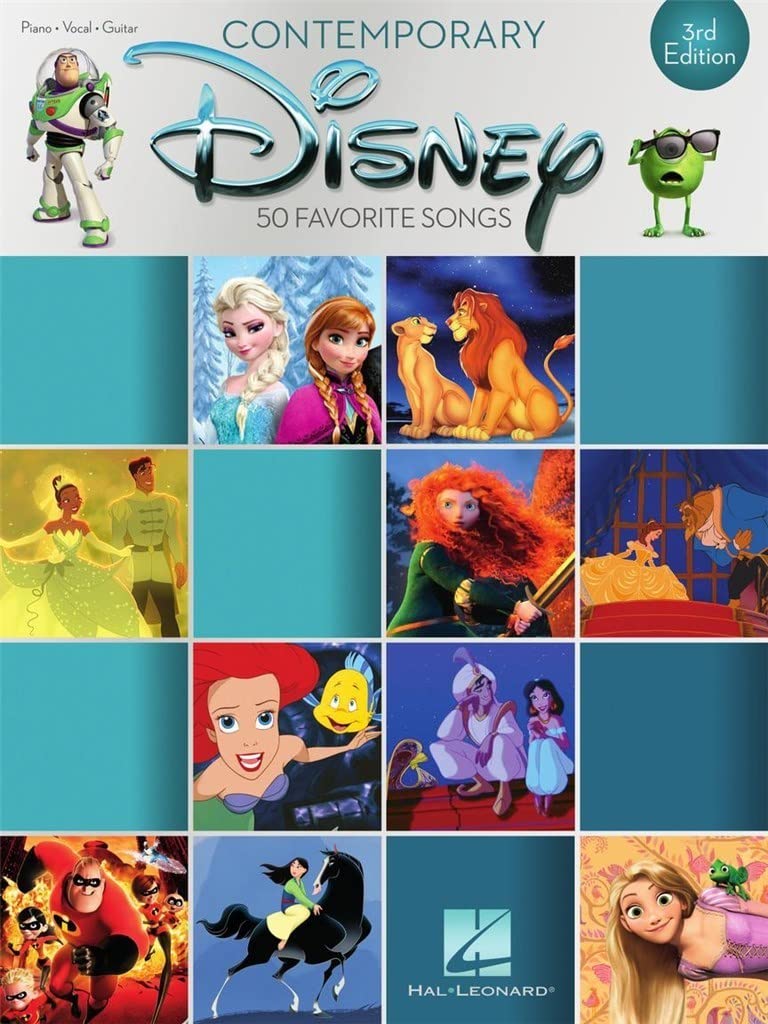 Amazon.com: Contemporary Disney - 50 Favorite Songs | Sheet Music ...
