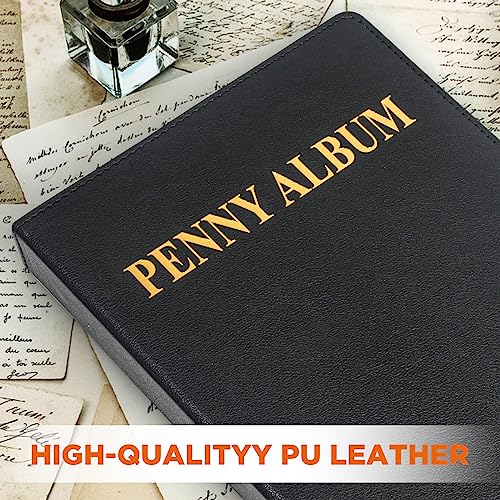 Snapklik.com : Pressed Penny Book, Penny Collection Album Hold 190 ...