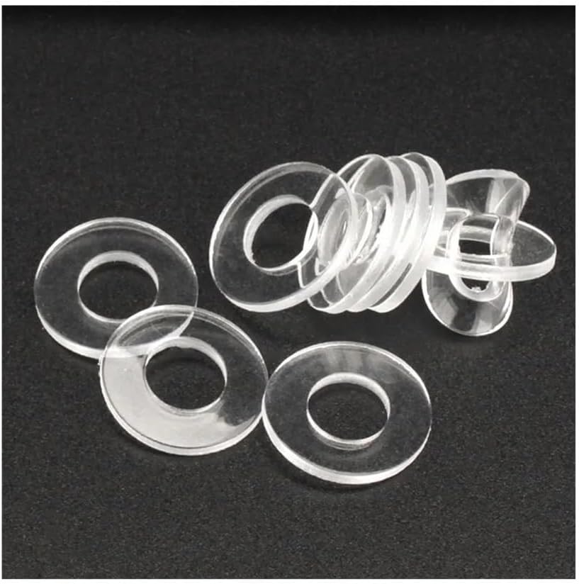 Amazon.com: Washers Assorted Washers 50/100/200pcs Soft Plastic PVC ...